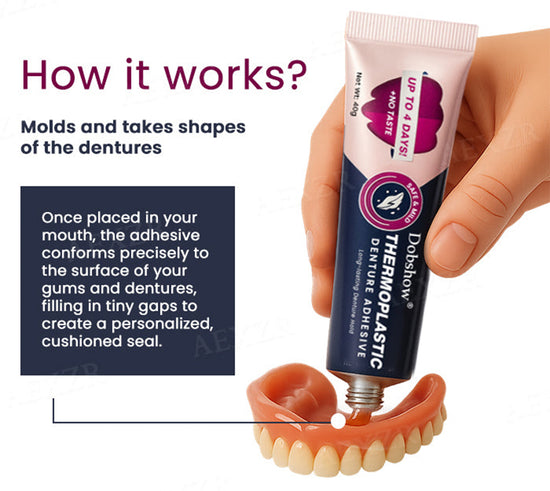 Dobshow® Thermoplastic Denture Adhesive – ARTZY MERCH